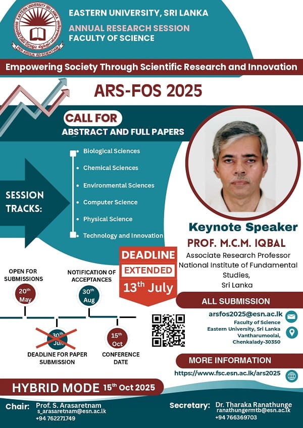 Flyer and Author declaration form | Faculty of Science